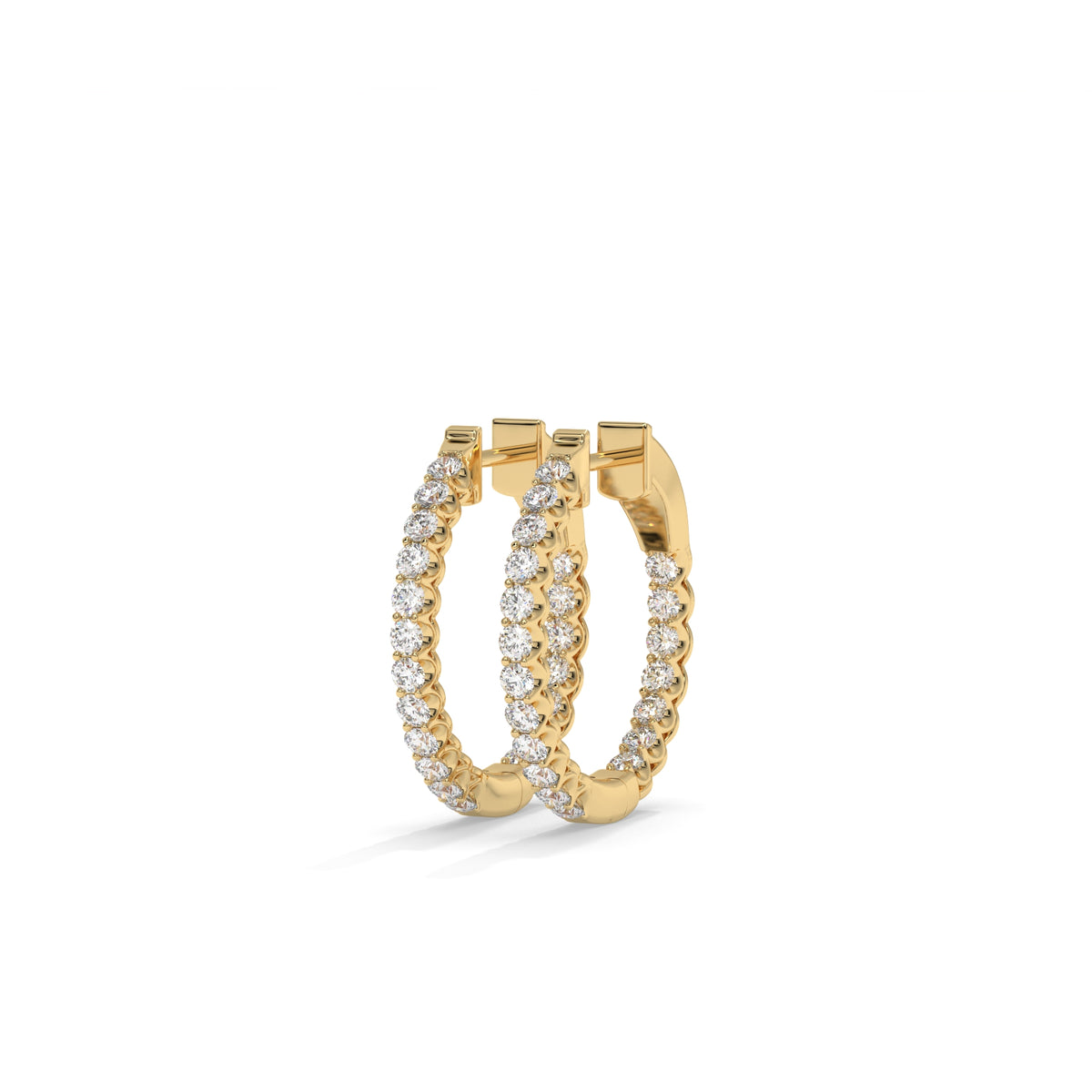 Inside-Out U-Basket Lab Diamond Hoops – Milano